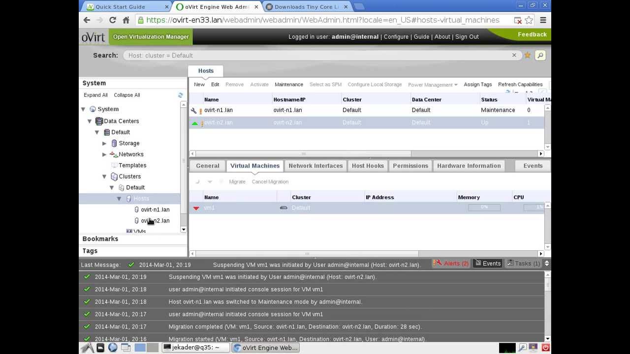 oVirt - часть 3 - настройка и использование - YouTube