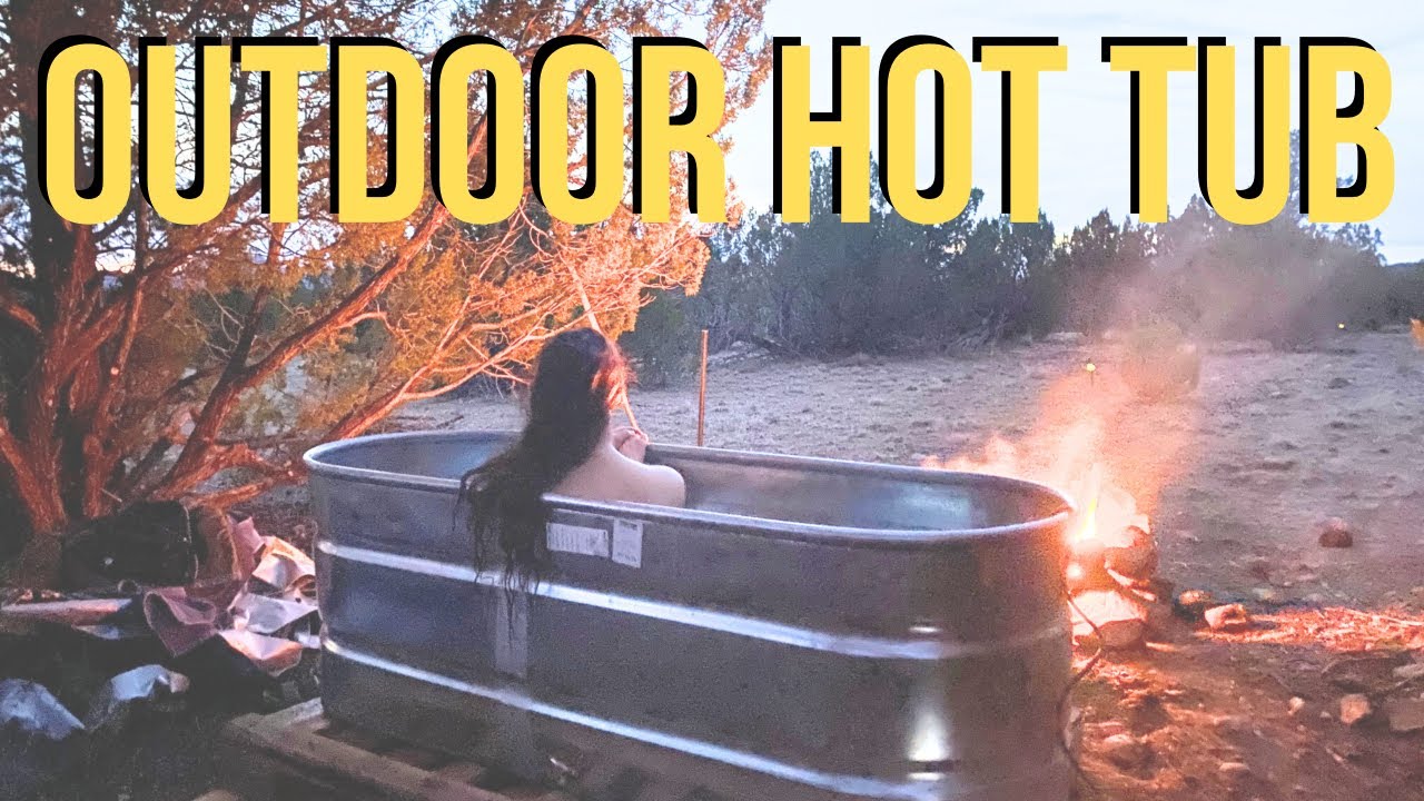 DIY WOOD BURNING HOT TUB FOR OFF GRID LIVING - YouTube