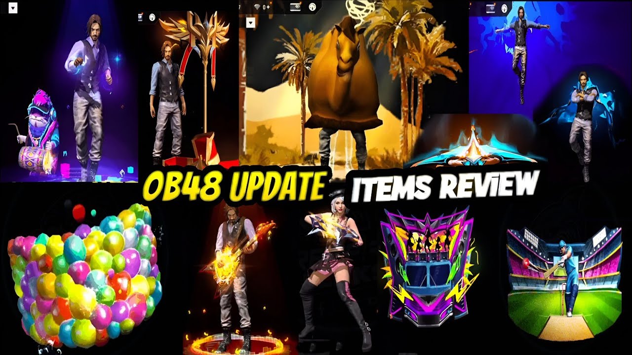 OB48 FF Update 2025 All Emote,Arrival Animation & Weapons Review - OB48 ...