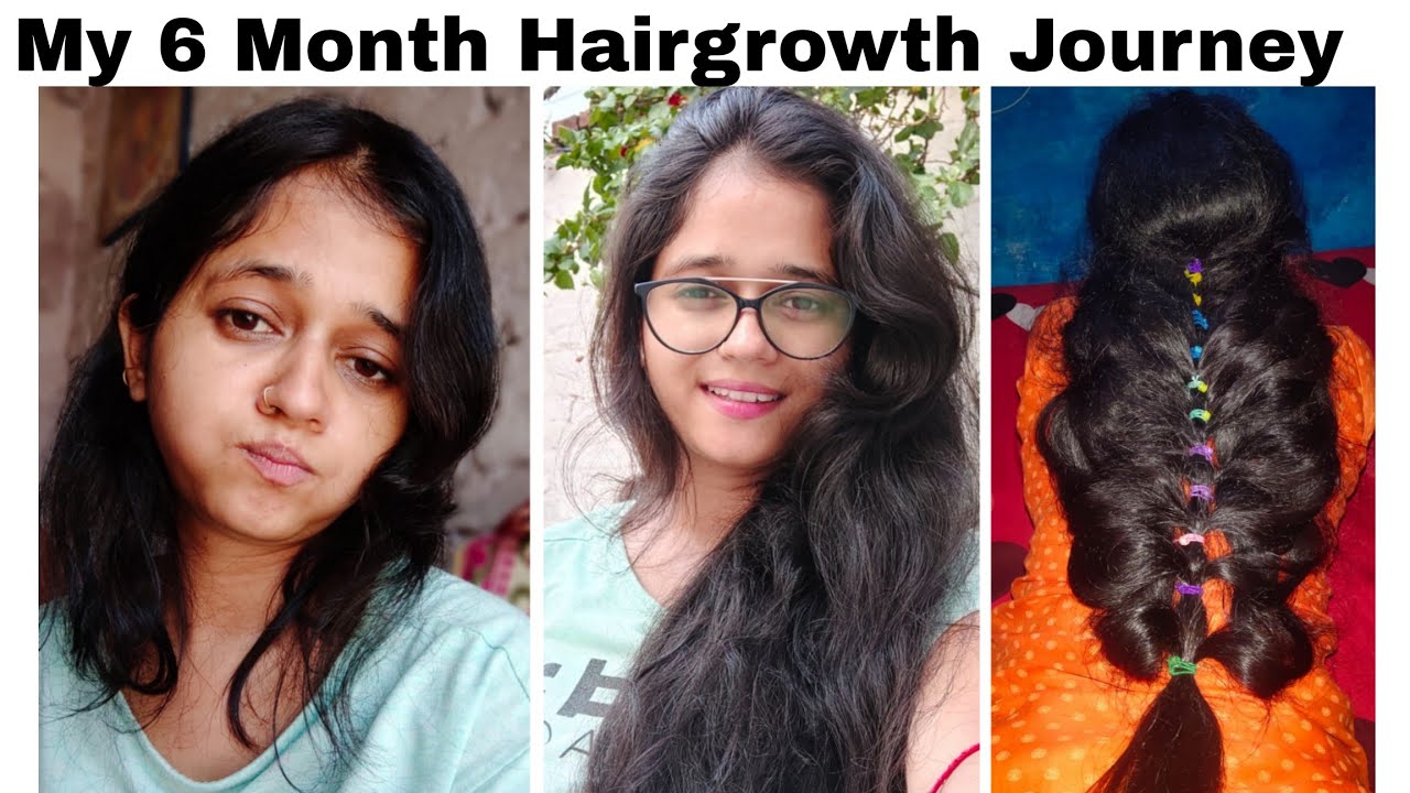 My long hair journey//My 6 Month Hair Growth Story/personal experience ...
