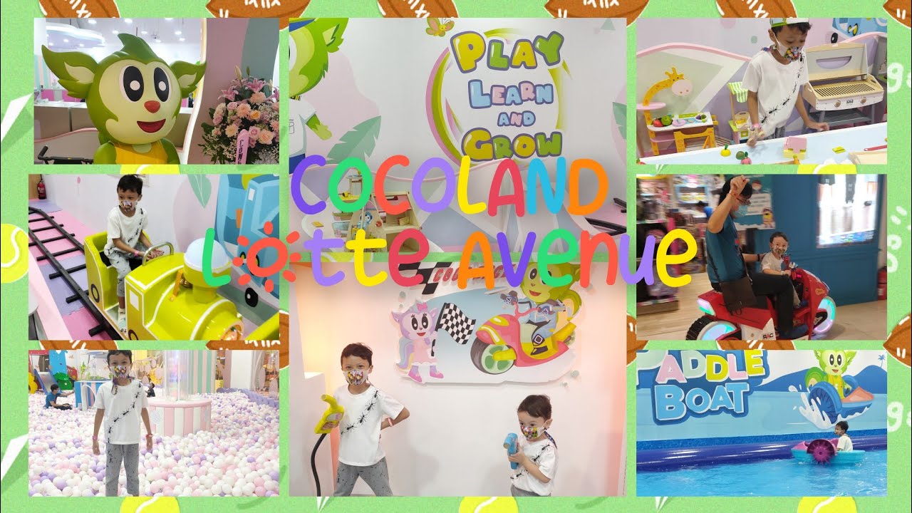 COCOLAND - LOTTE AVENUE || Dari mini train sampai paddle boat ada disini lohhh... - YouTube