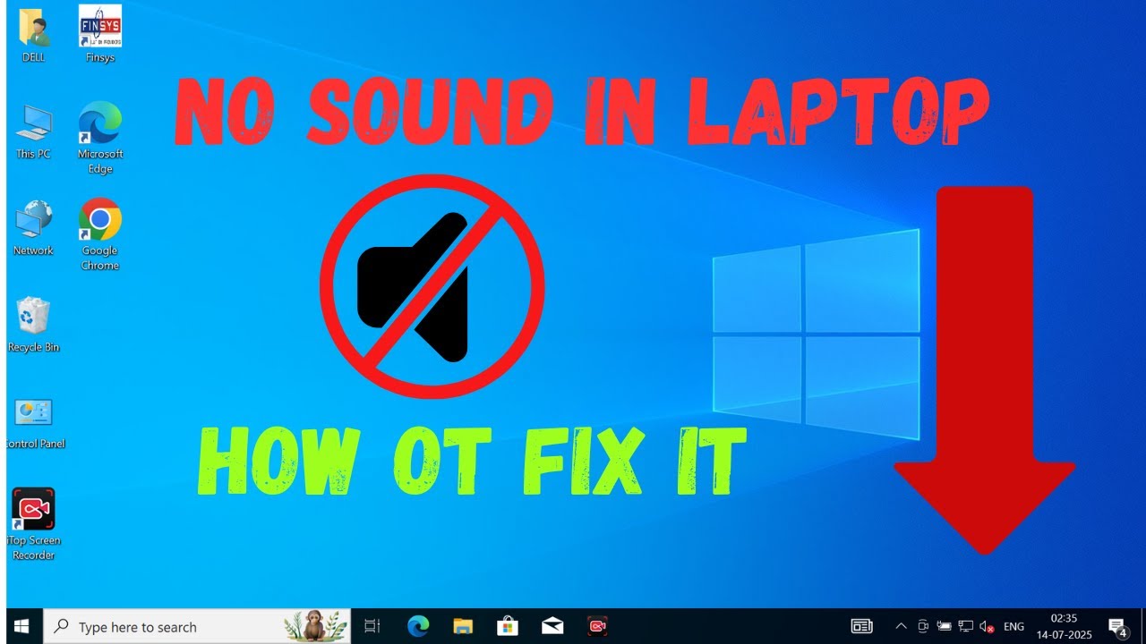 How to fix no sound problem in windows 10 || Laptop me sound na aye to ...