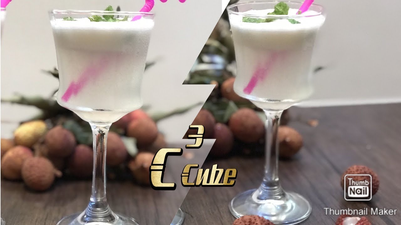 LYCHEE JUICE/SLUSH/SUMMER REFRESHMENT/LITCHI JUICE/REFRESHING/BEAT THE ...