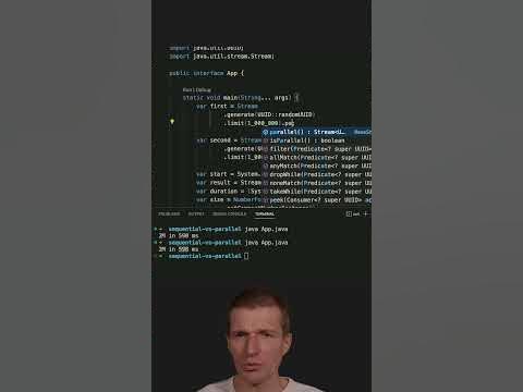 When Stream.parallel() Is Slower Than Stream.sequential() #java #shorts ...