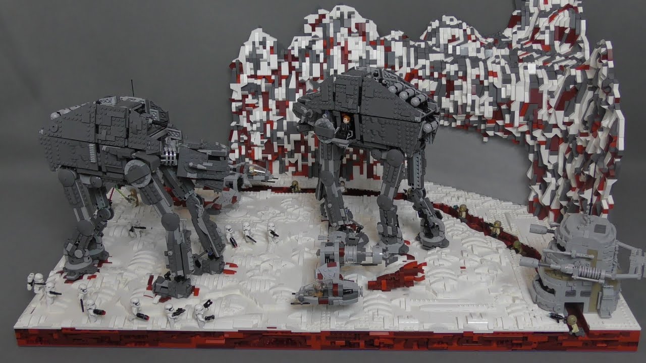 Bitwa Na Crait - LEGO MOC - Odcinek #7 Finalna Prezentcja Makiety - YouTube