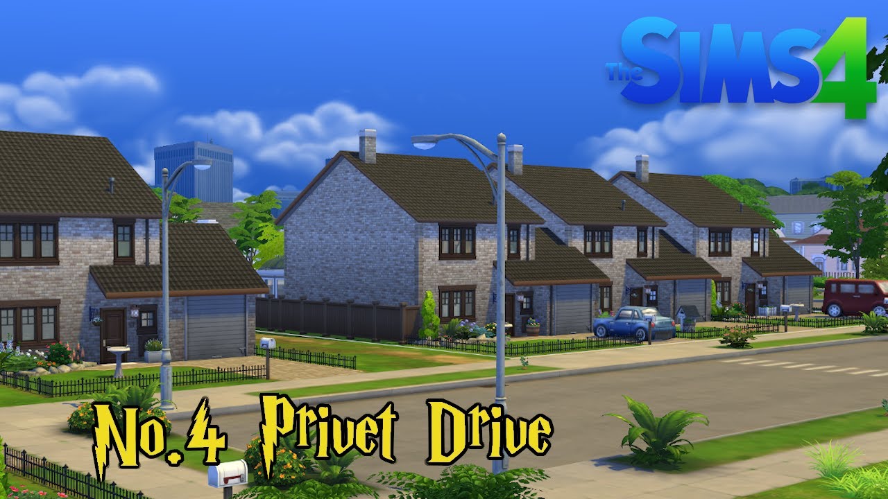 No. 4 Privet Drive | The Sims 4 | Video Tour | Harry Potter - YouTube