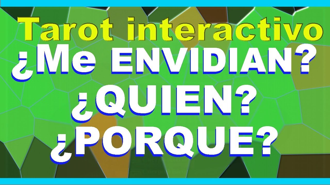 ¿ME TIENEN ENVIDIA? ¿QUIEN? TAROT INTERACTIVO 2020 - YouTube