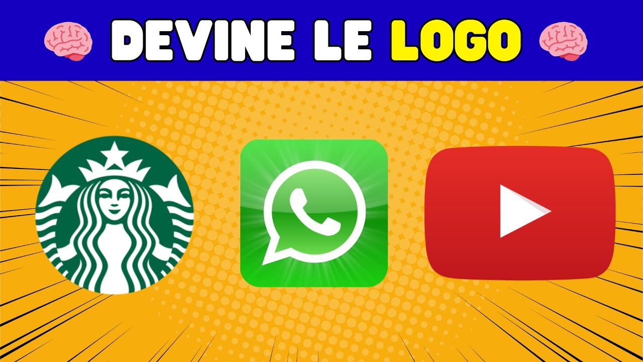 🧠 Si tu devine tous les logos, tu es un génie du logo ! 🧠 Devine le ...