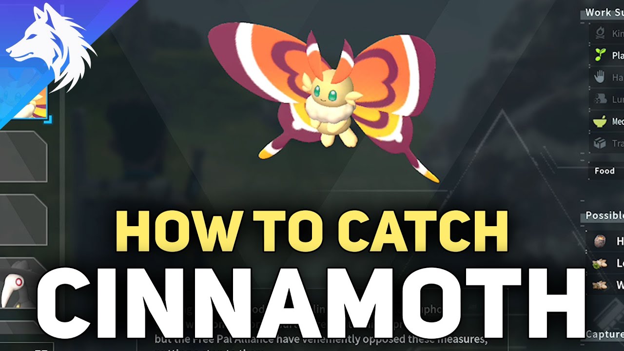 Where To Catch Cinnamoth (Location, Stats & Habitat) Palworld - YouTube