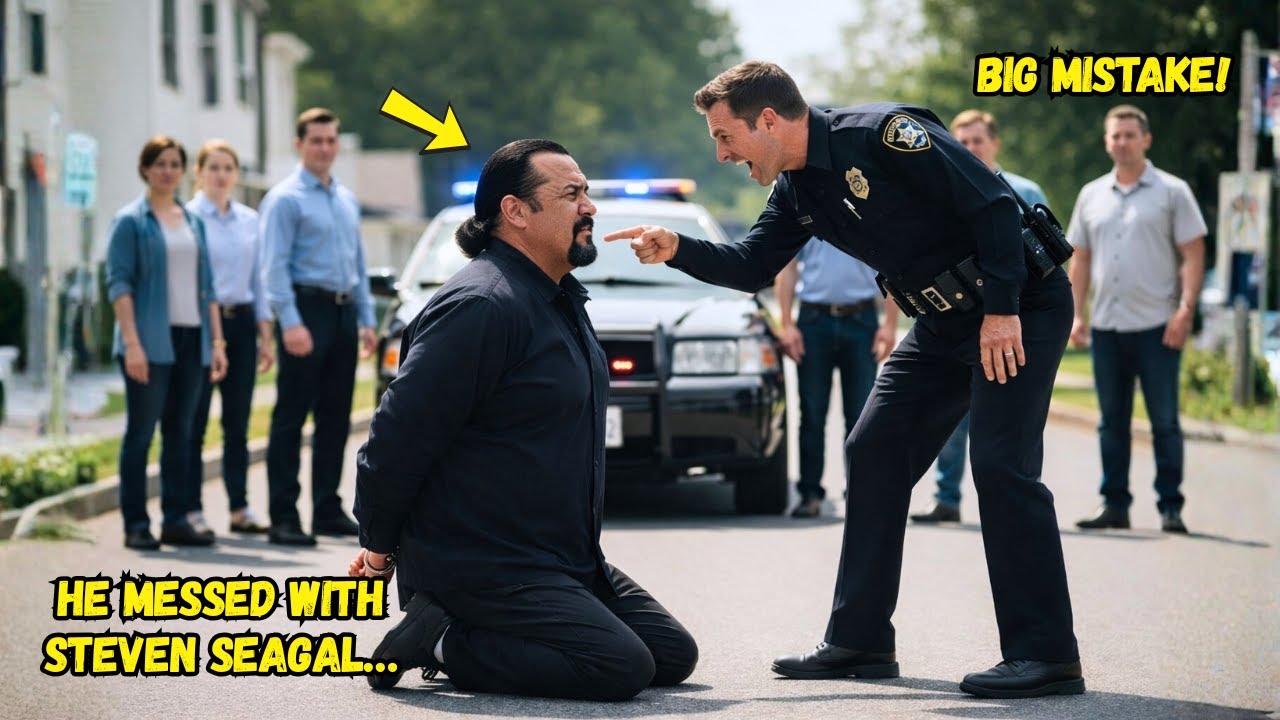 A COP MADE STEVEN SEAGAL KNEEL ON THE ROAD — MOMENTS LATER, HE KNEW HIS ...
