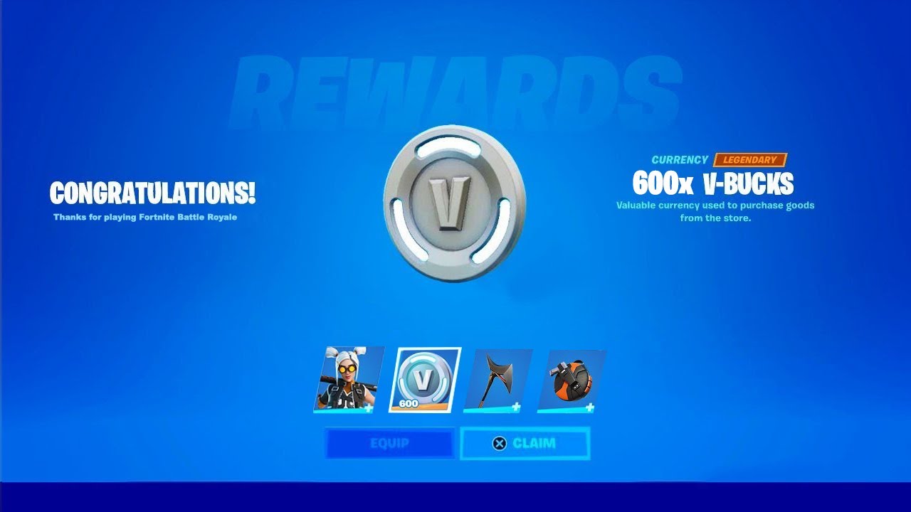 600 V-BUCK REWARD for EVERYONE! - YouTube