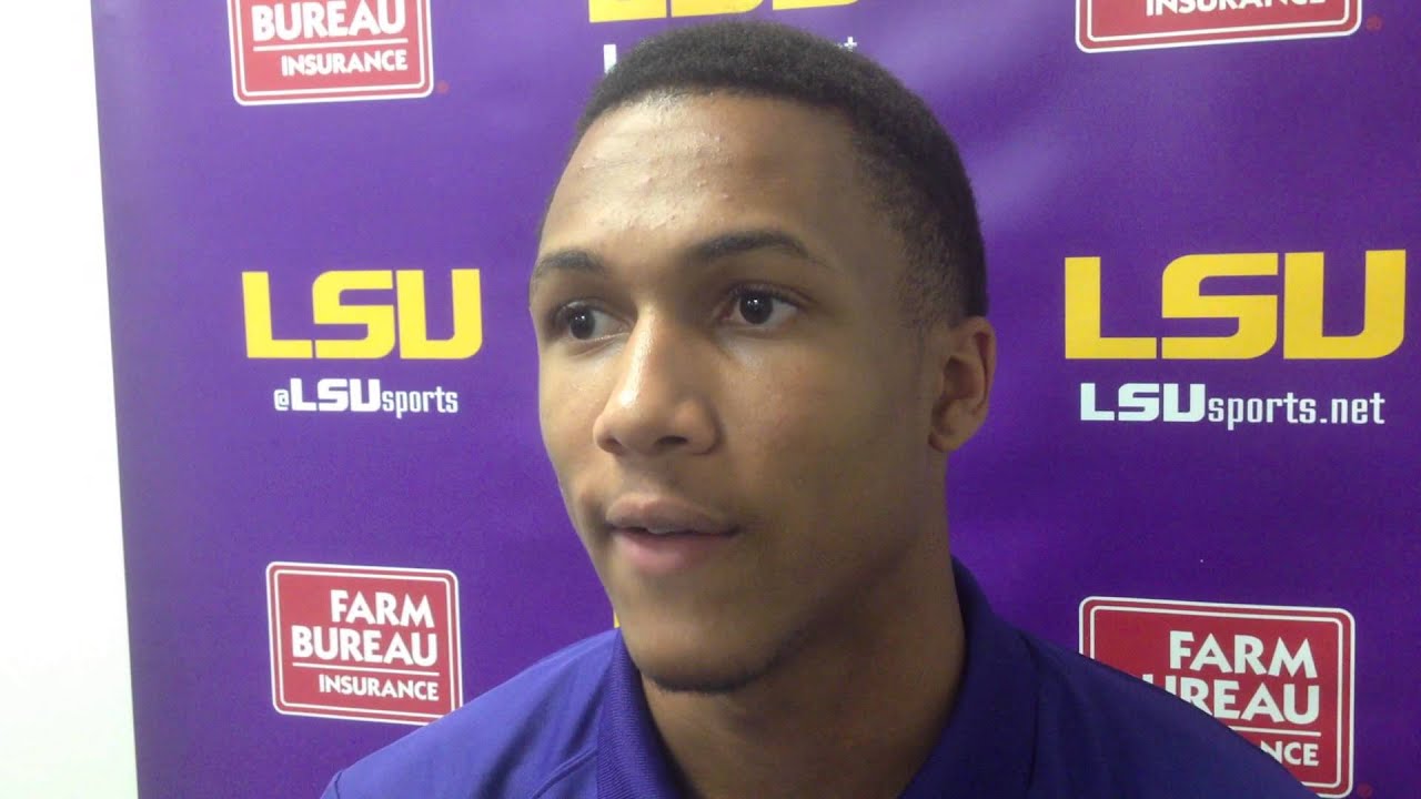LSU freshman basketball guard Brandon Sampson talks about Tim ...