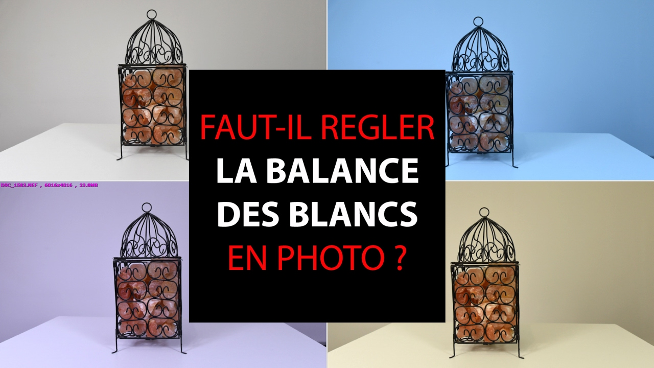 Balance des blancs en photo : faut-il (encore) la régler ? - YouTube