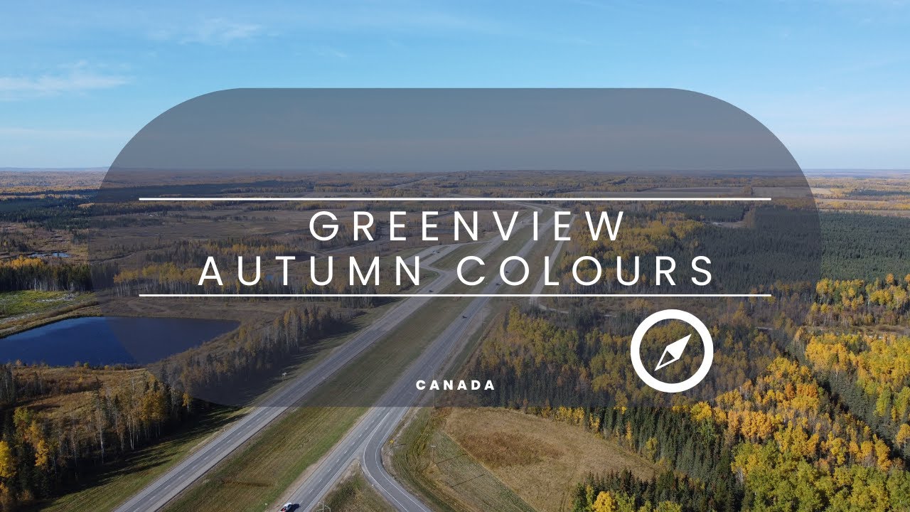 Municipal District of Greenview Autumn Colours - YouTube