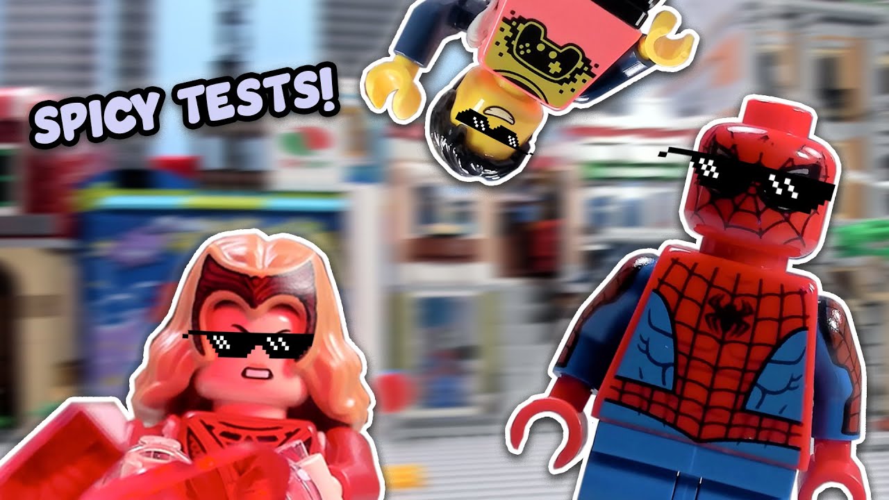 Lego stop motion Logitech BRIO animation tests - YouTube