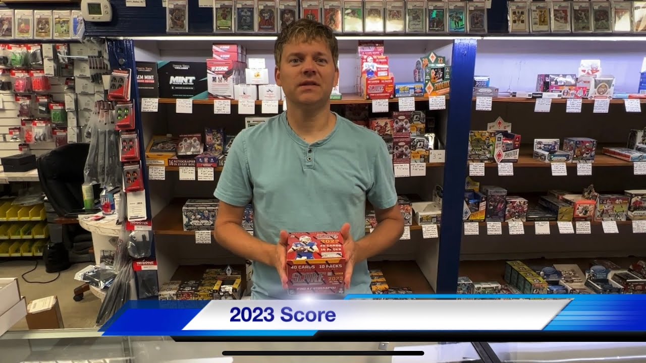 2023 Panini Score Football Hobby Box Break - YouTube