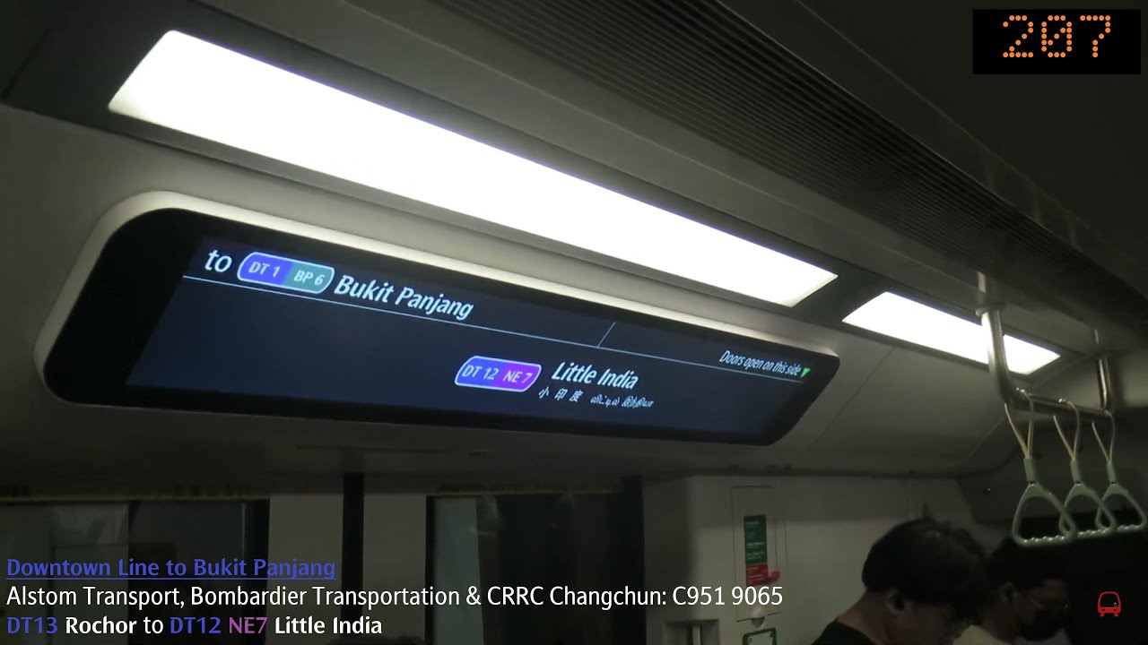 ⁴ᴷ [EXCLUSIVE C951 LCD DRMD!] SBS Transit, DTL Train Ride [Rochor → ...