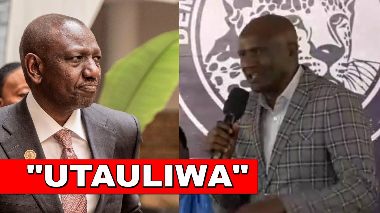 DRAMA!! Listen to what Senator Nyutu told Ruto face to face today in ...