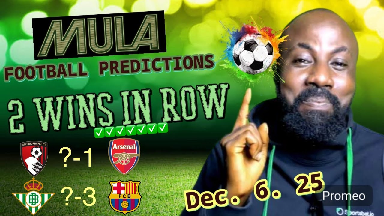 We’re on 2 Straight Wins! Football Predictions TODAY – 06/12/25 - YouTube