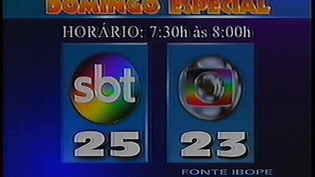 Chamada: Domingo Especial - SBT (19/10/1997) - YouTube
