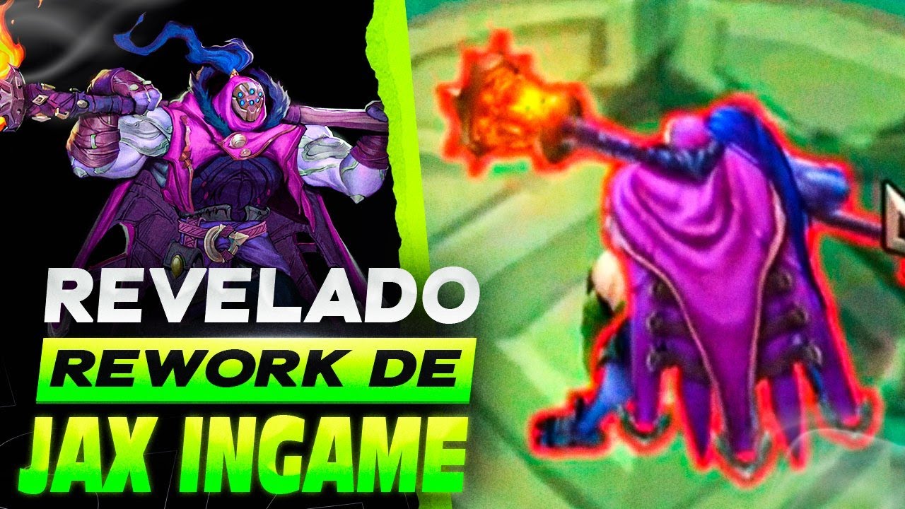 😱¡REVELADO EL REWORK VISUAL DE JAX en UNA PARTIDA! - YouTube