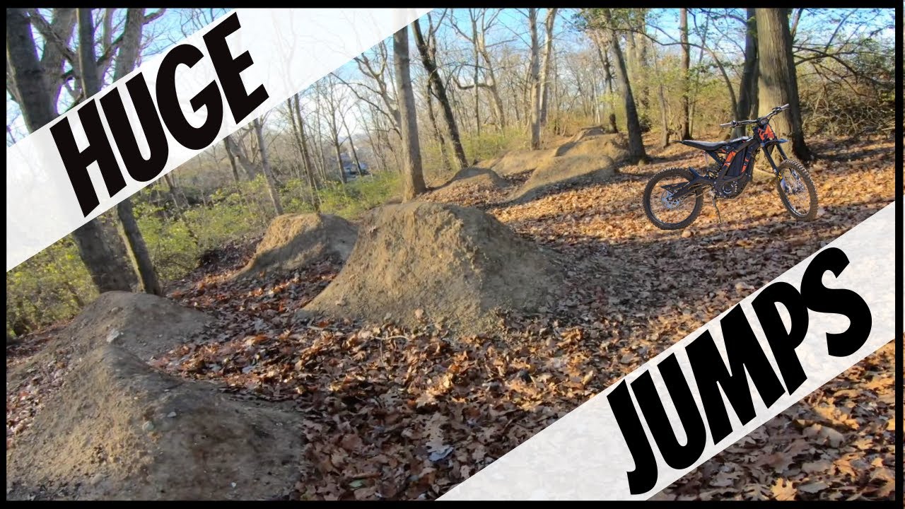 SURRON Exploring | Huge Jumps, Wheelies, Hill Climbs - YouTube