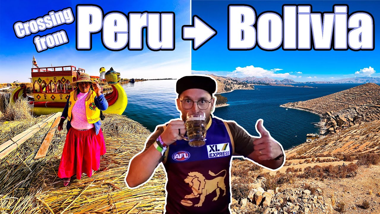 Crossing the Peru to Bolivia border with Peru Hop | Isla del Sol | AFL ...