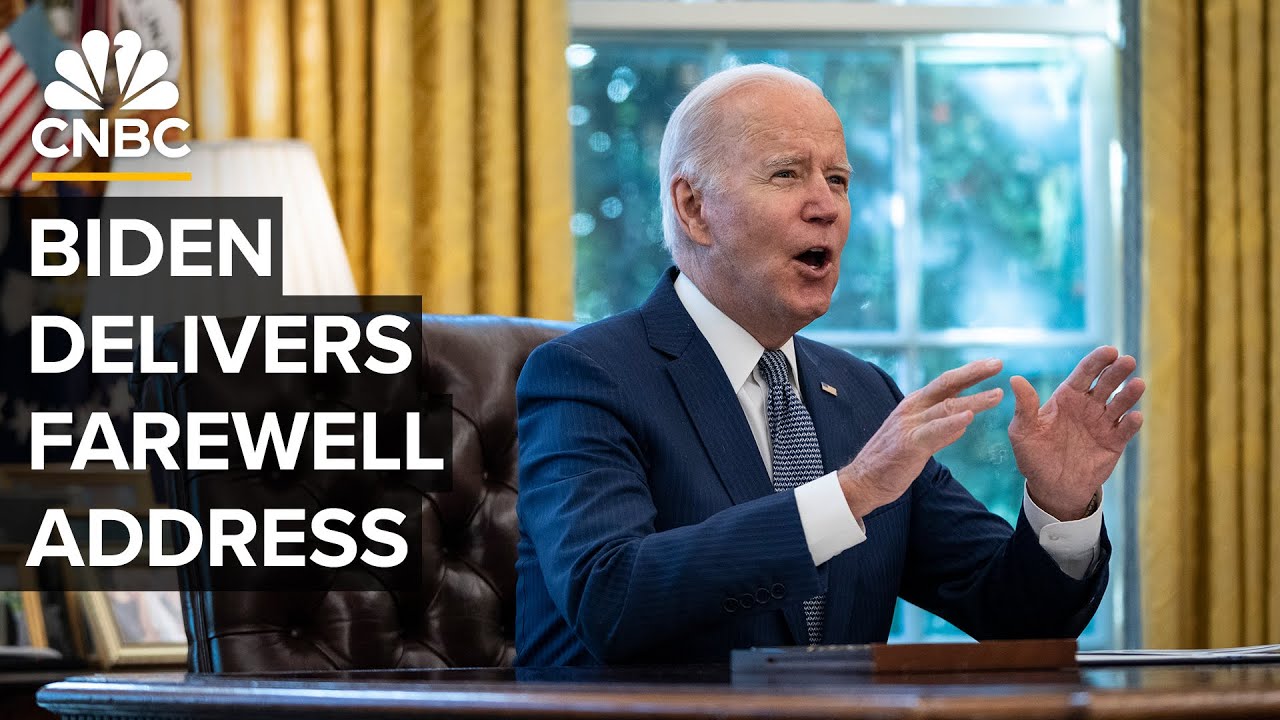 President Biden delivers farewell address to the nation from the Oval ...