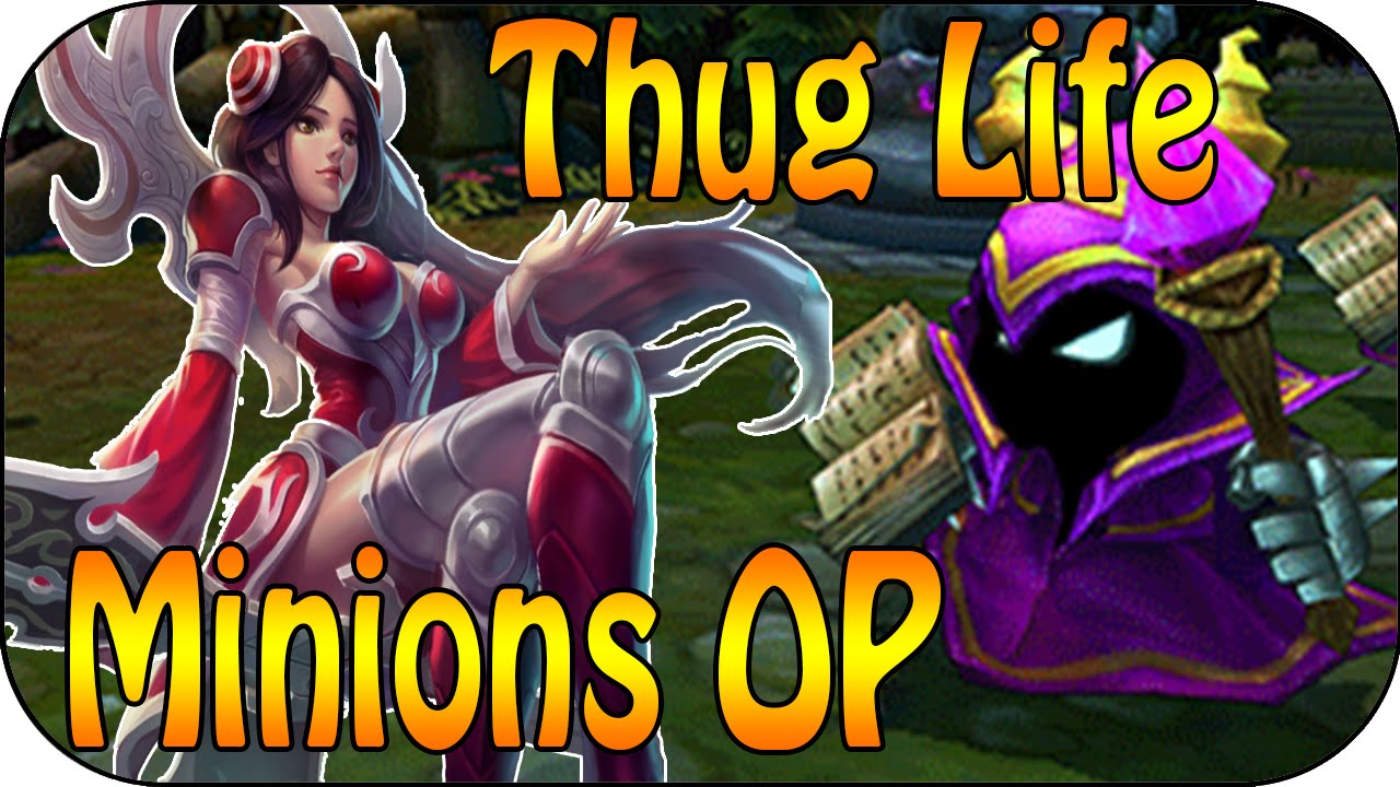 Irelia Get Rekt By Minion - Thug Life Tower Dive - YouTube