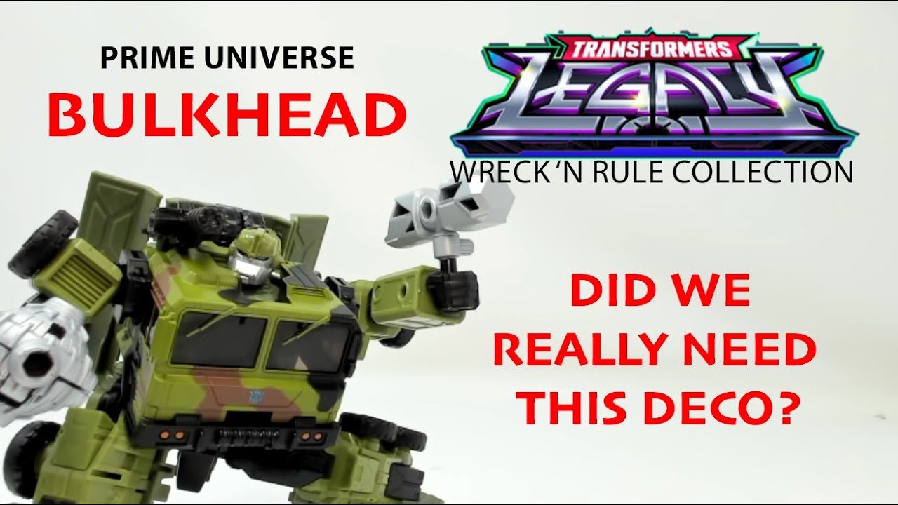 UNBOXING AND TRANSFORMATION OF TRANSFORMERS WRECK AND RULE COLLECTION ...