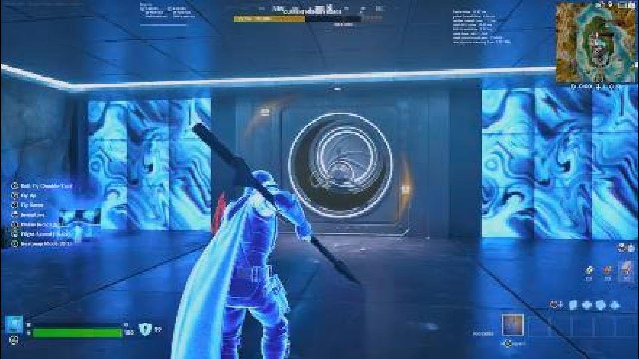 Going behind the locked Moon Vault in Fortnite Season 4 chapter 4 - YouTube