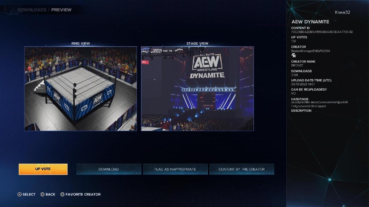 WWE 2K23 Community creations Arenas and Championship tiitles - YouTube