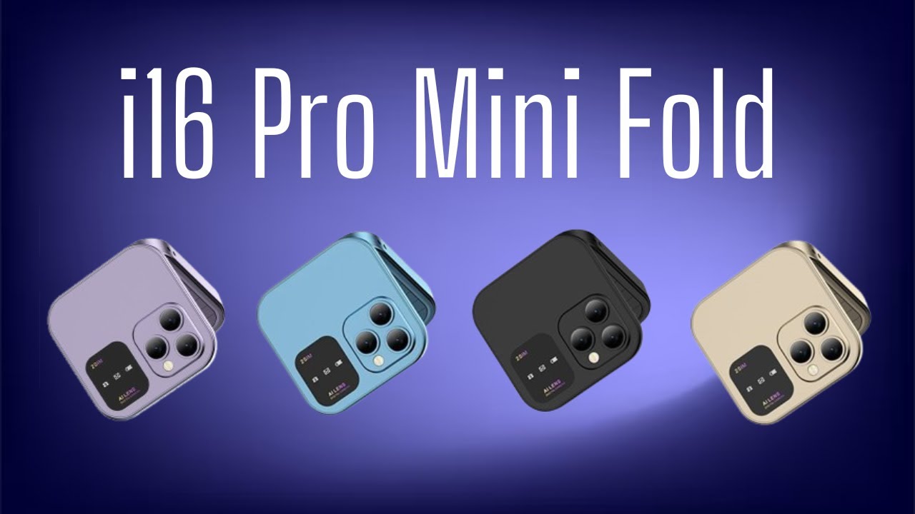 i16 Pro, The World's smallest Flip phone + Offline FM Radio - Unboxing ...