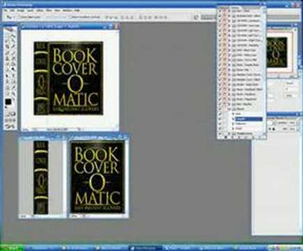 Adobe Photoshop: How to Make a Book Cover Part 2 - YouTube
