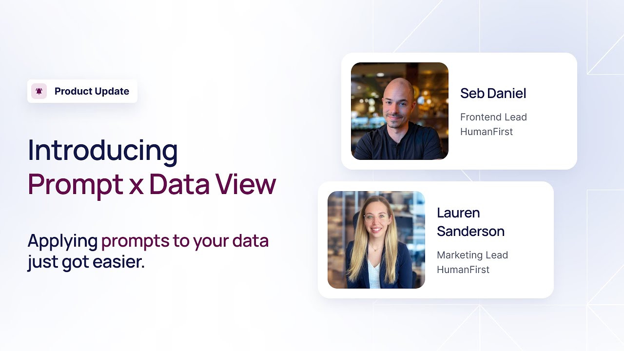 Product Webinar | Introducing Prompt x Data View - YouTube