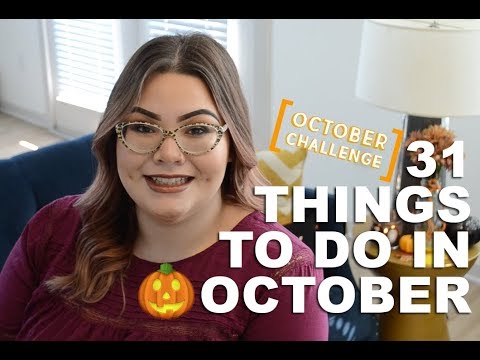 31 Things To Do In October Challenge | Stephanie-Rae - YouTube