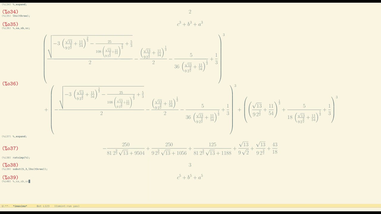 bprp extreme algebra solution with maxima - YouTube