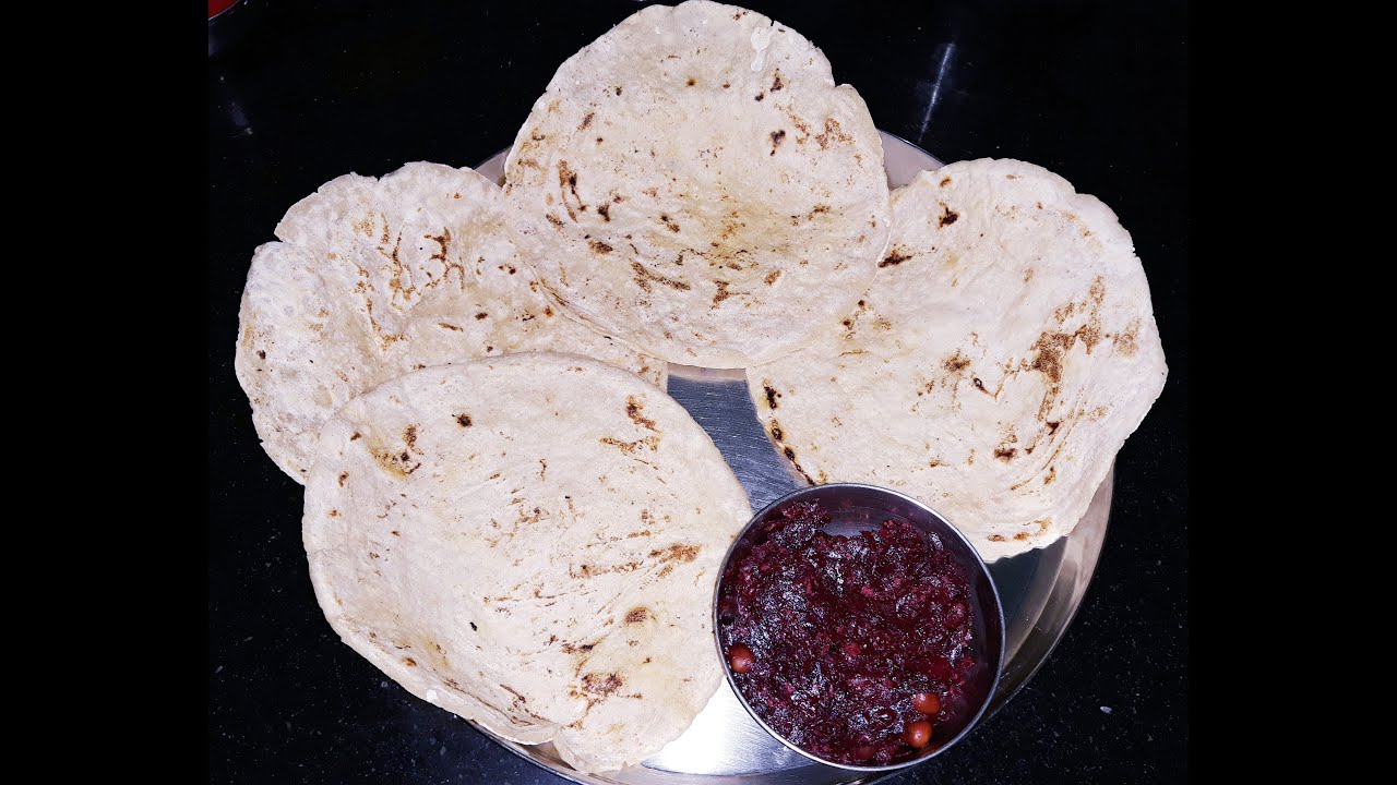 Easy way of making Jowar Roti/Jolada rotti - YouTube