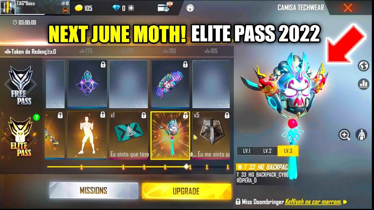 NEXT ELITE PASS FREE FIRE | May month elite pass| June month elite pass ...