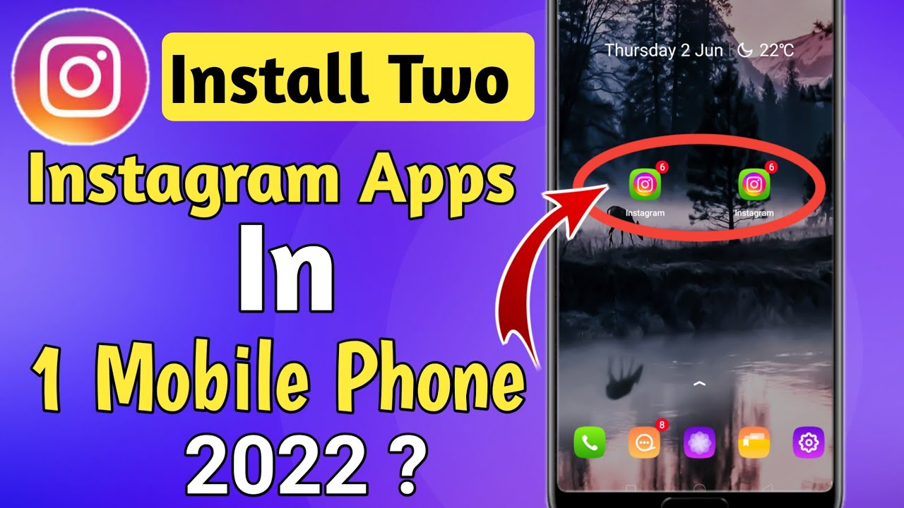How to use two instagram in one phone | ek phone me 2 instagram app ...