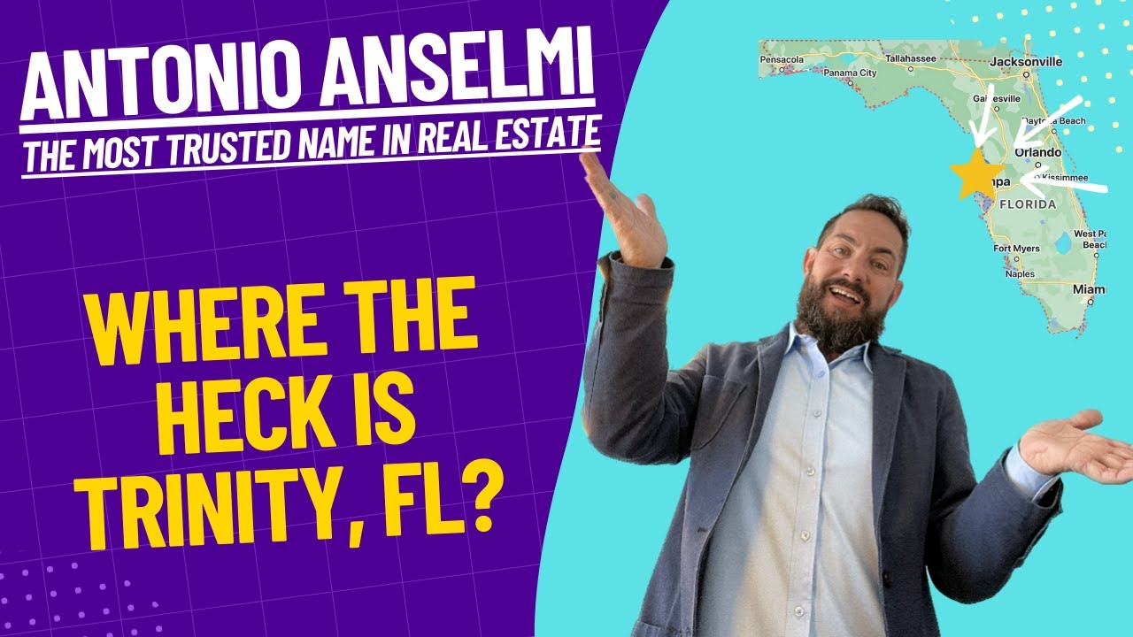 Where the heck is Trinity Florida? Maps and driving times to the beach ...