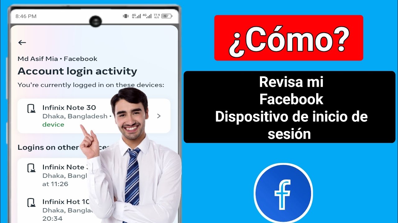 Cómo comprobar mi dispositivo de inicio de sesión de Facebook | Quién ...