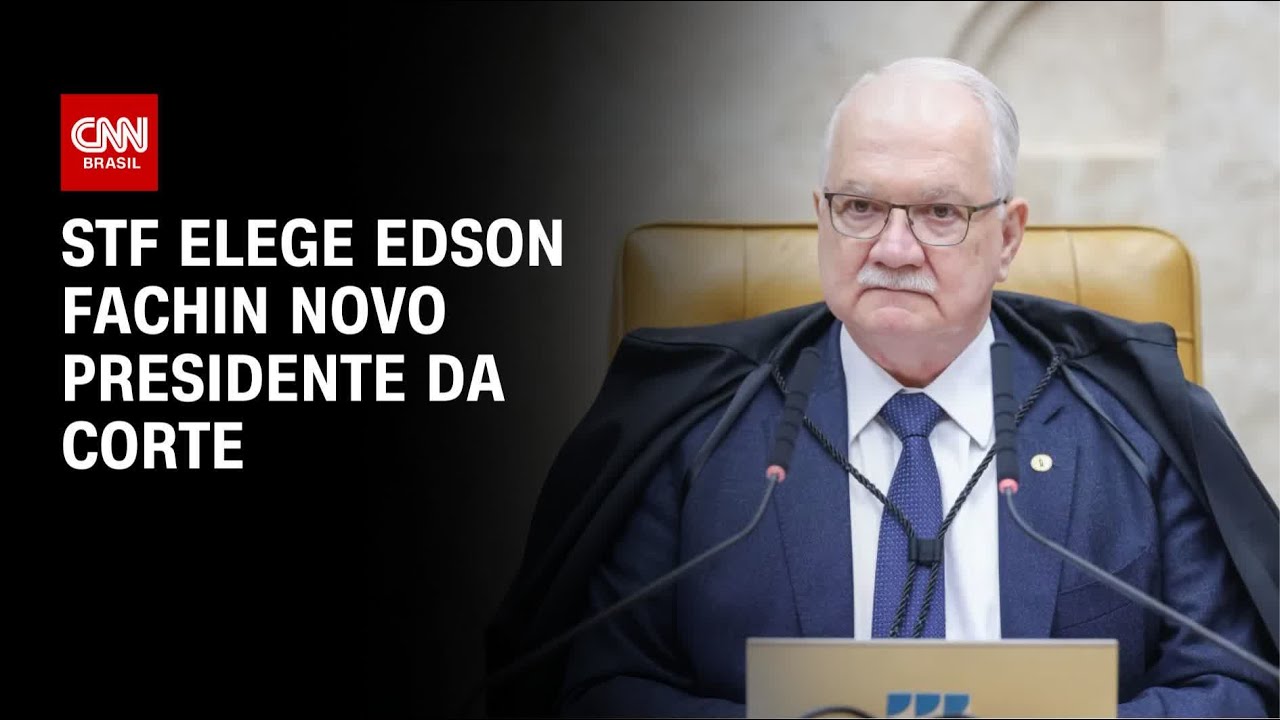 STF elege Edson Fachin como novo presidente nesta quarta-feira (13 ...