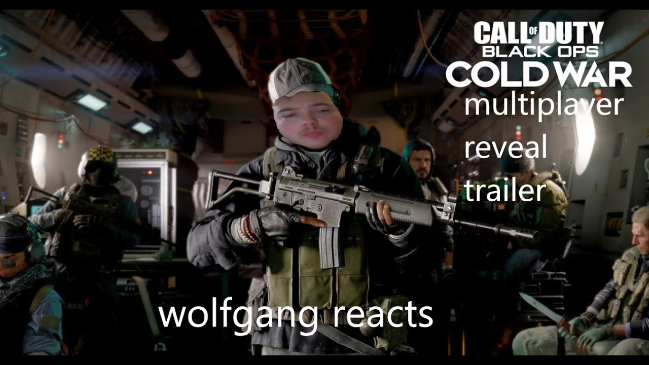 wolfgang reacts -call of duty cold war multiplayer reveal - YouTube