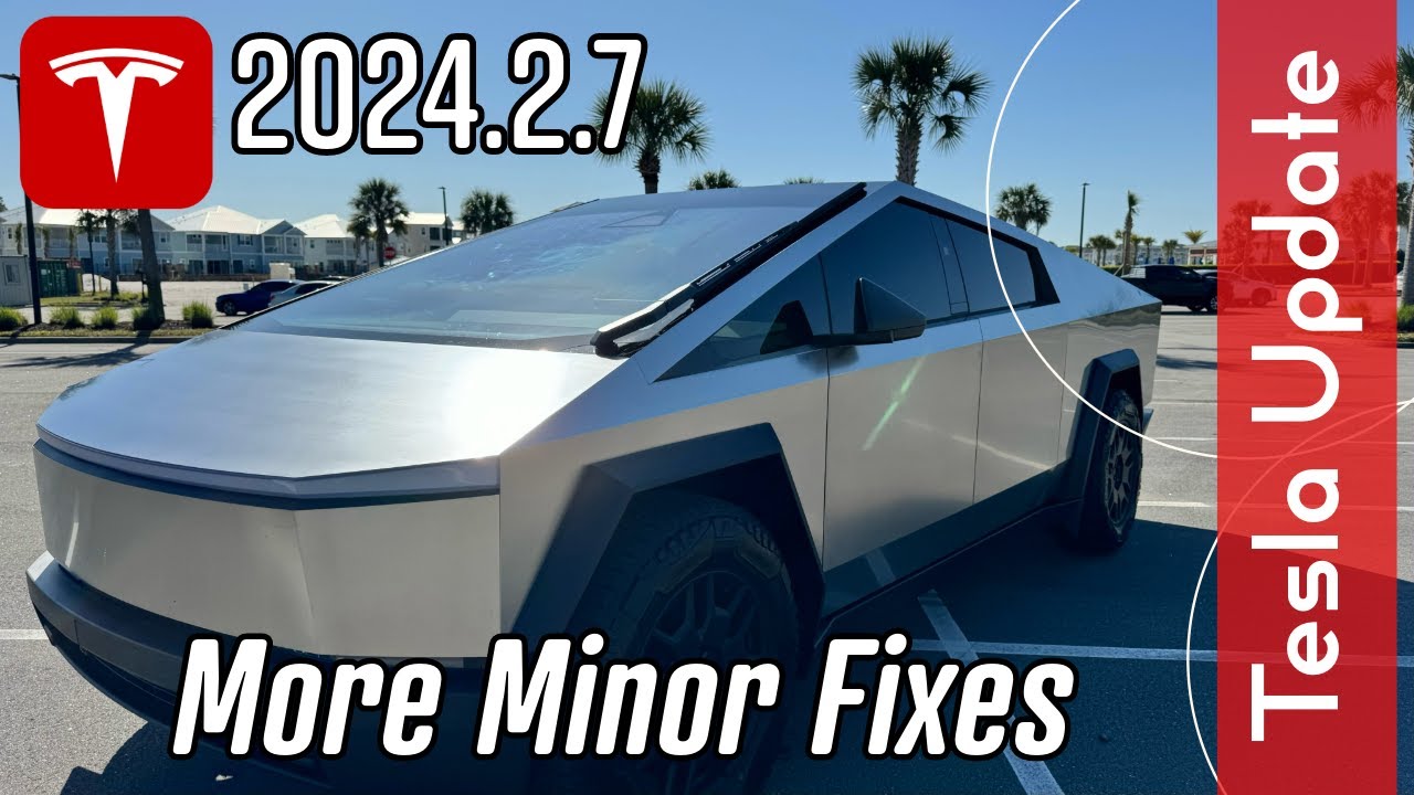 Tesla Update 2024.2.7 | More Minor Fixes! | - YouTube