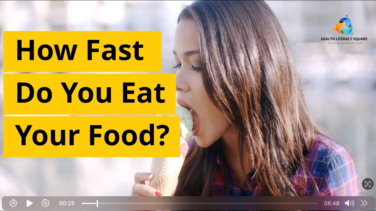 How fast should you eat your food? The Science of Eating Fast vs Slow ...