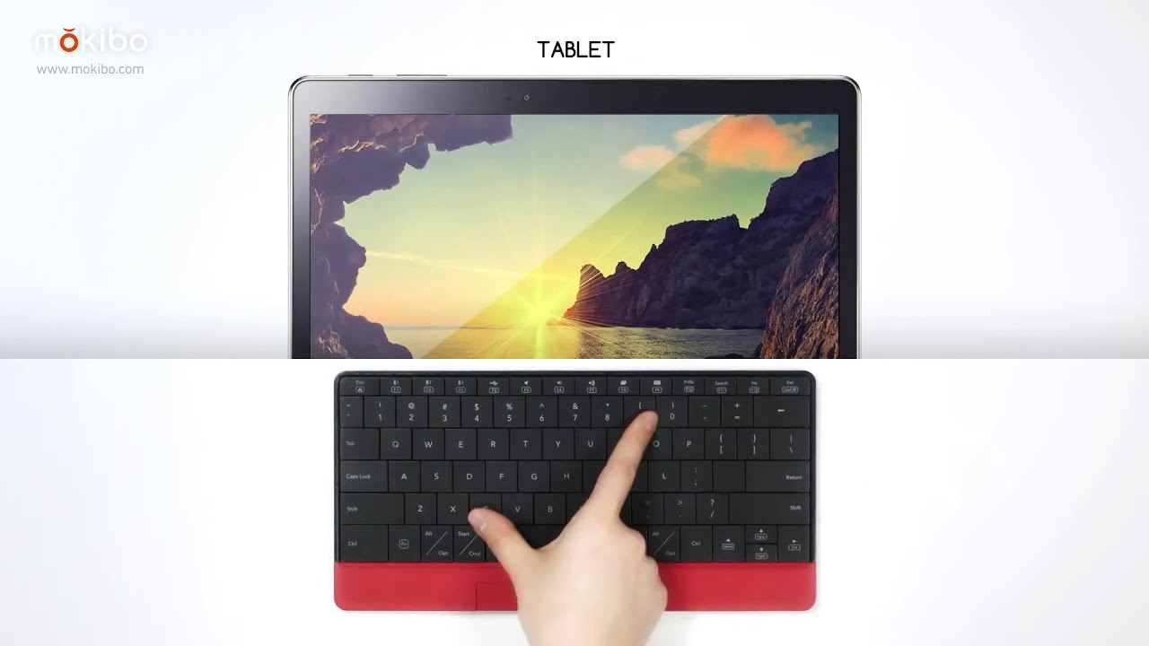 Mokibo 2-in-1 Touchpad-embedded Wireless Keyboard Intro (15s) - YouTube