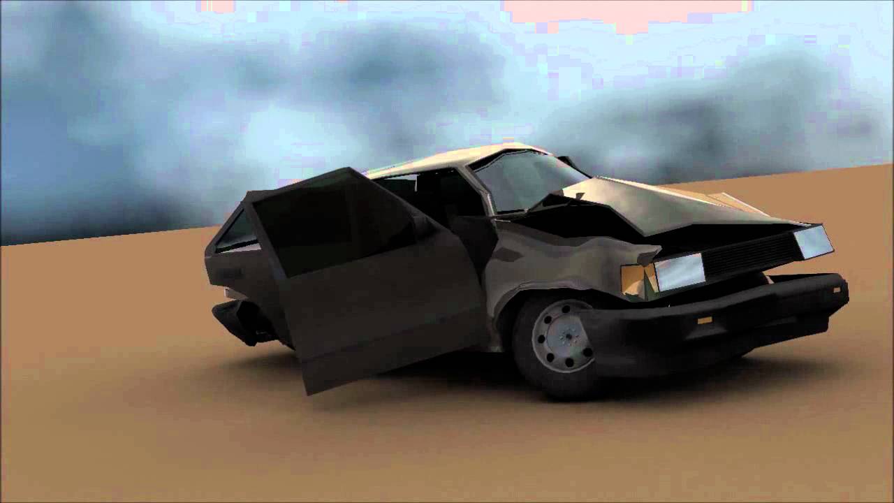 Car Rollover Animation - YouTube