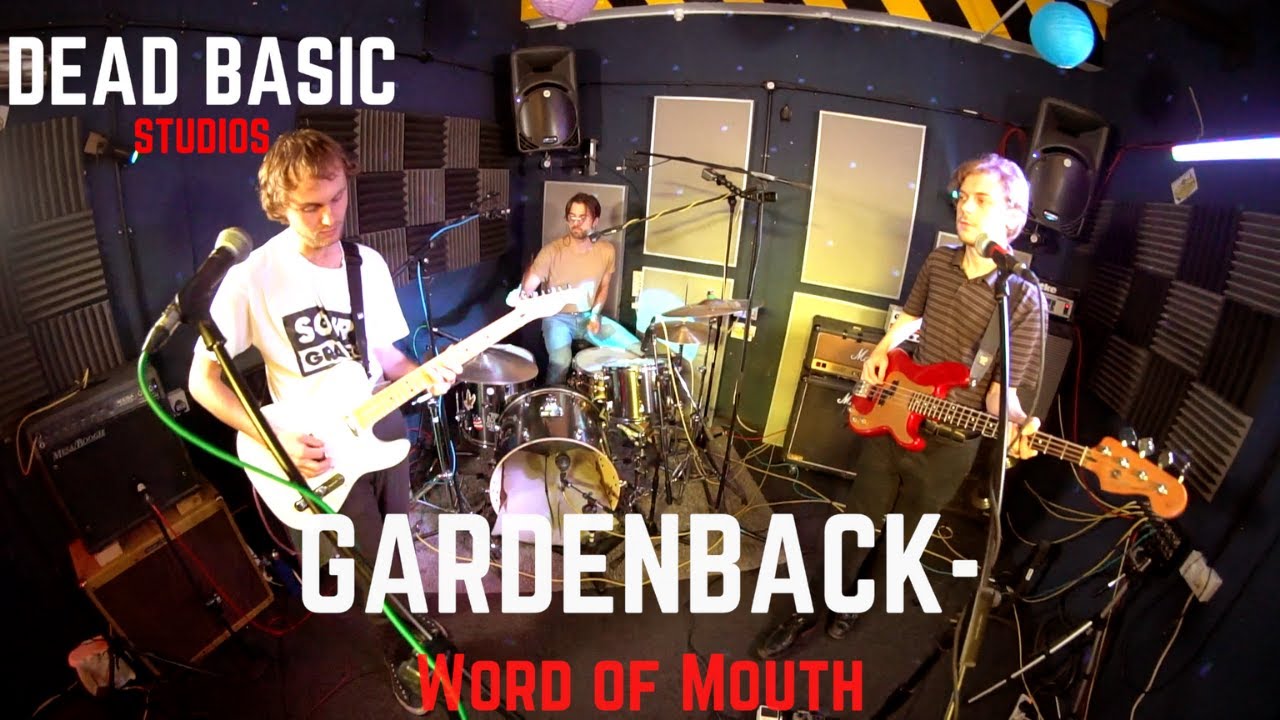 GARDENBACK - Word of Mouth LIVE at Dead Basic Studios - YouTube