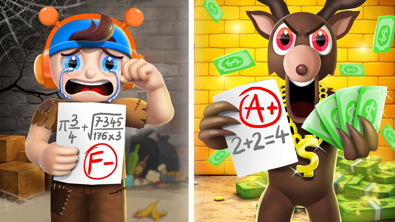 Italian Brainrot Animation | Rich Students vs. Poor Student?! - YouTube